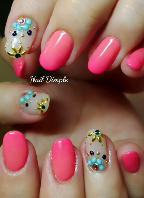 松戸にあるネイルサロン、ネイルディンプルのポップネイル紹介